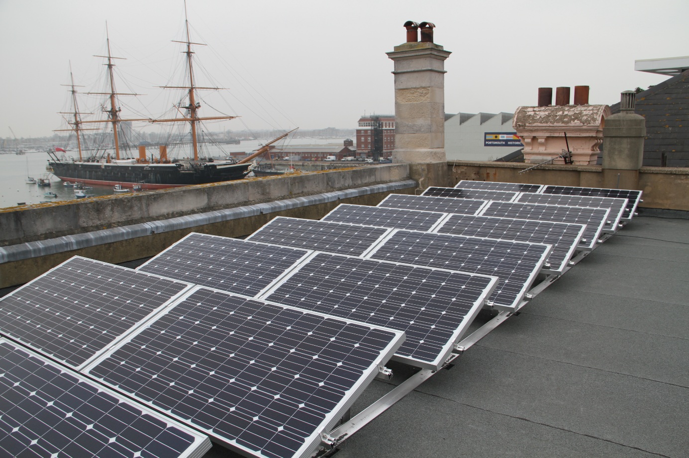 Roof Top Installation in Old Portsmouth - Solar voltaics