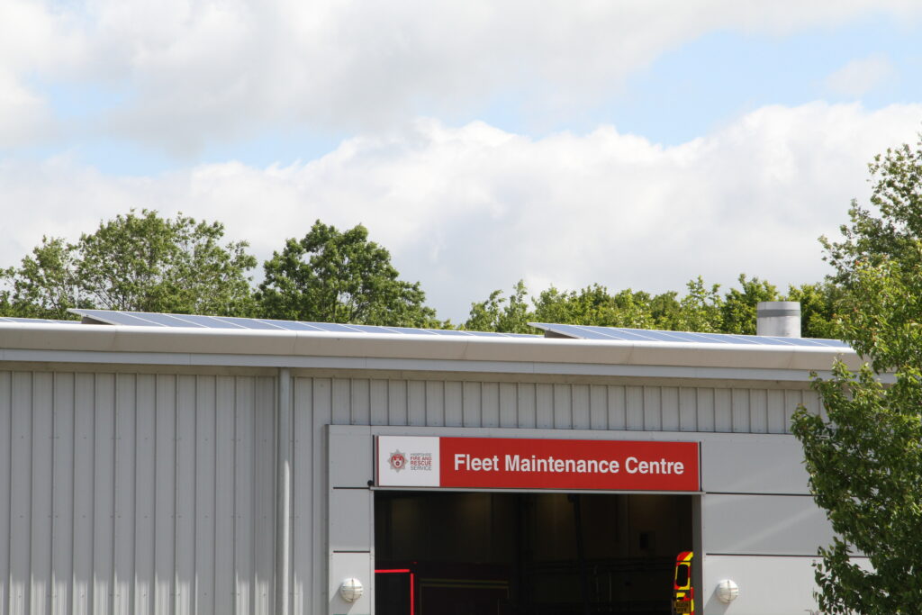 Powering Hampshire Fire & Rescue With Solar Panels